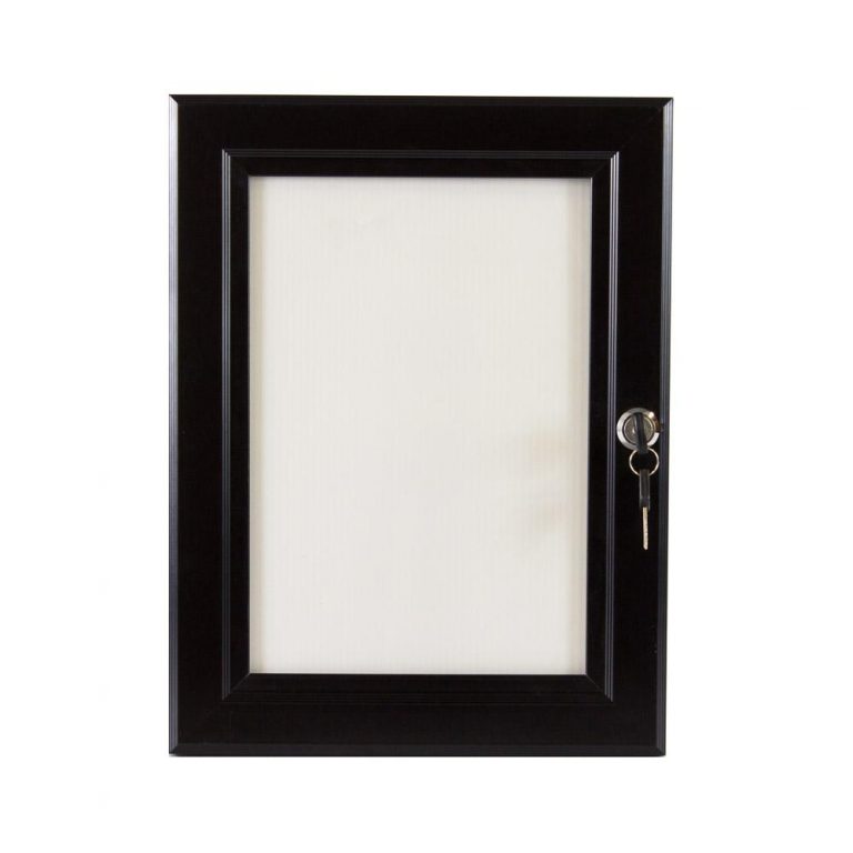 Lockable Poster Case in Black - Order Online | Silverback