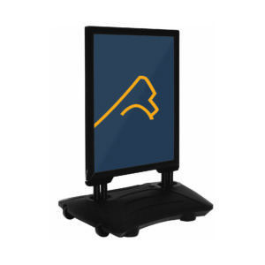 Outdoor Pavement Sign - Black Pavement Sign | Silverback Visual