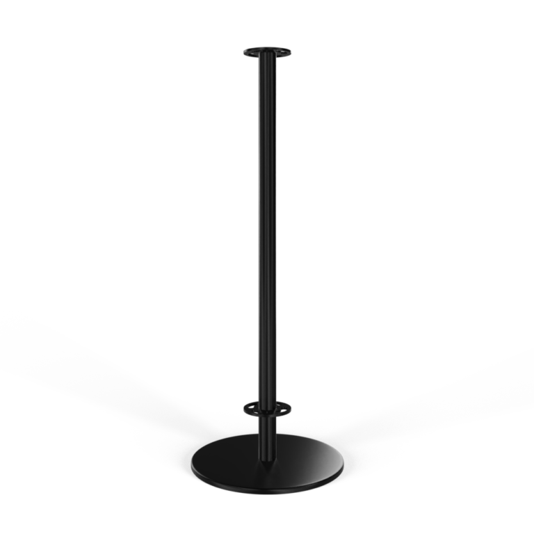 Premium Cafe Barrier System - Black - Silverback Visual