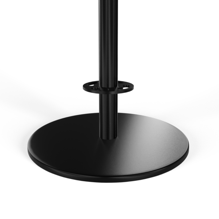 Premium Cafe Barrier System - Black - Silverback Visual