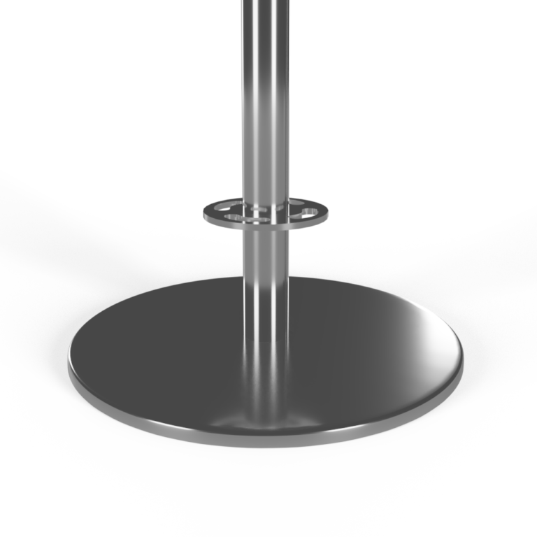 Premium Cafe Barrier System - Chrome - Silverback Visual