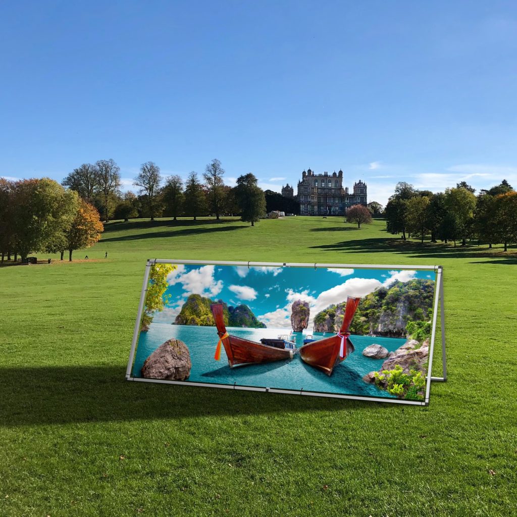 Outdoor Banner Frame - Silverback Visual